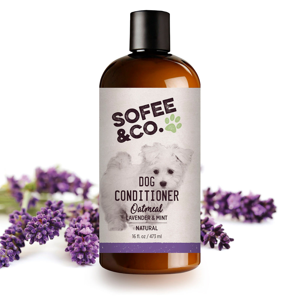 Natural Oatmeal Dog Conditioner - Lavender & Mint – Sofee & Co.